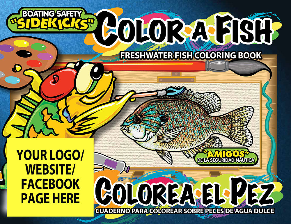freshwater fish coloring pages
